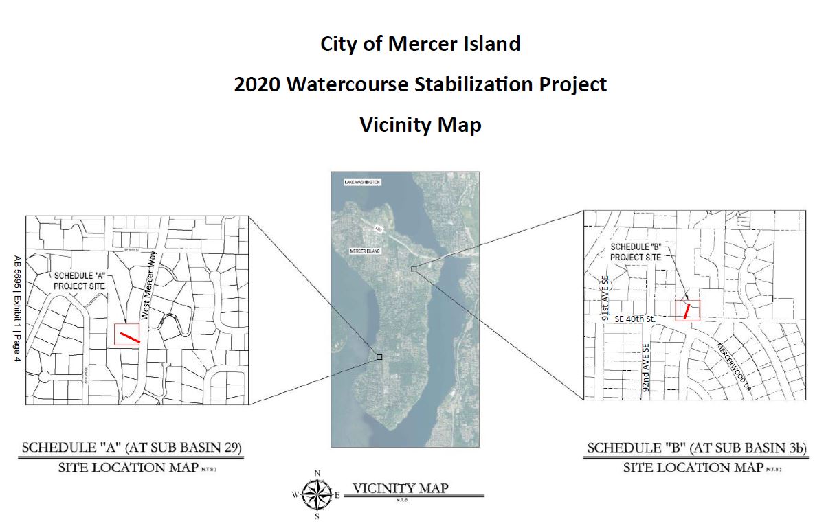 2020 Watercourse Stabilization Project | Mercer Island, Washington