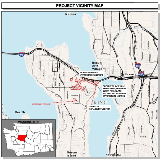 State to Help Fund Water Line Replacement | Mercer Island, Washington
