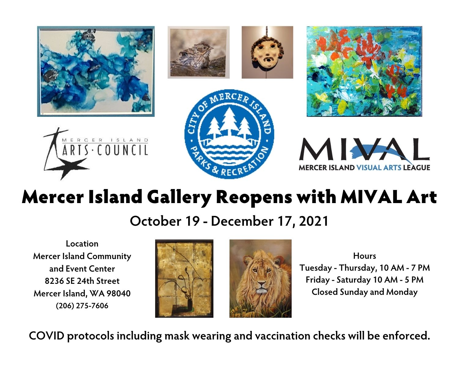 2021 MIVAL Holiday Show | Mercer Island, Washington