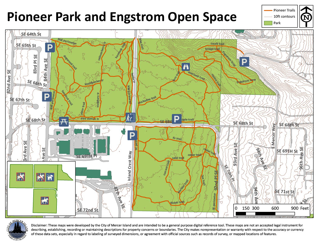 Pioneer Park Trails | Mercer Island, Washington