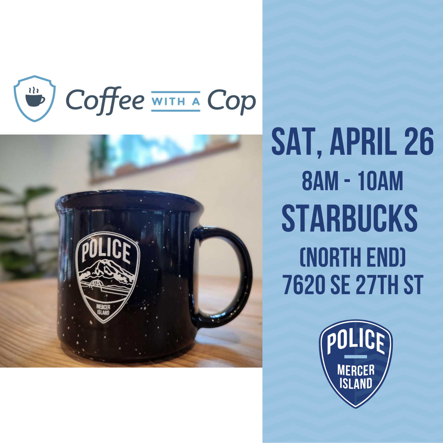 Coffee with a Cop | Mercer Island, Washington