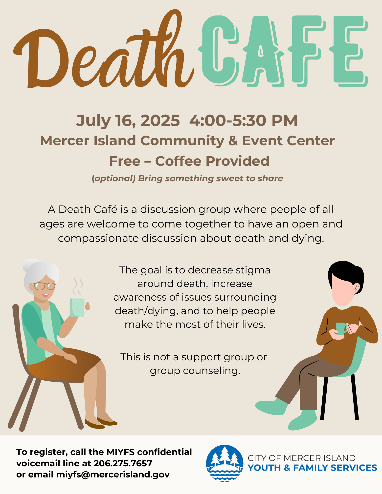 Death Cafe | Mercer Island, Washington