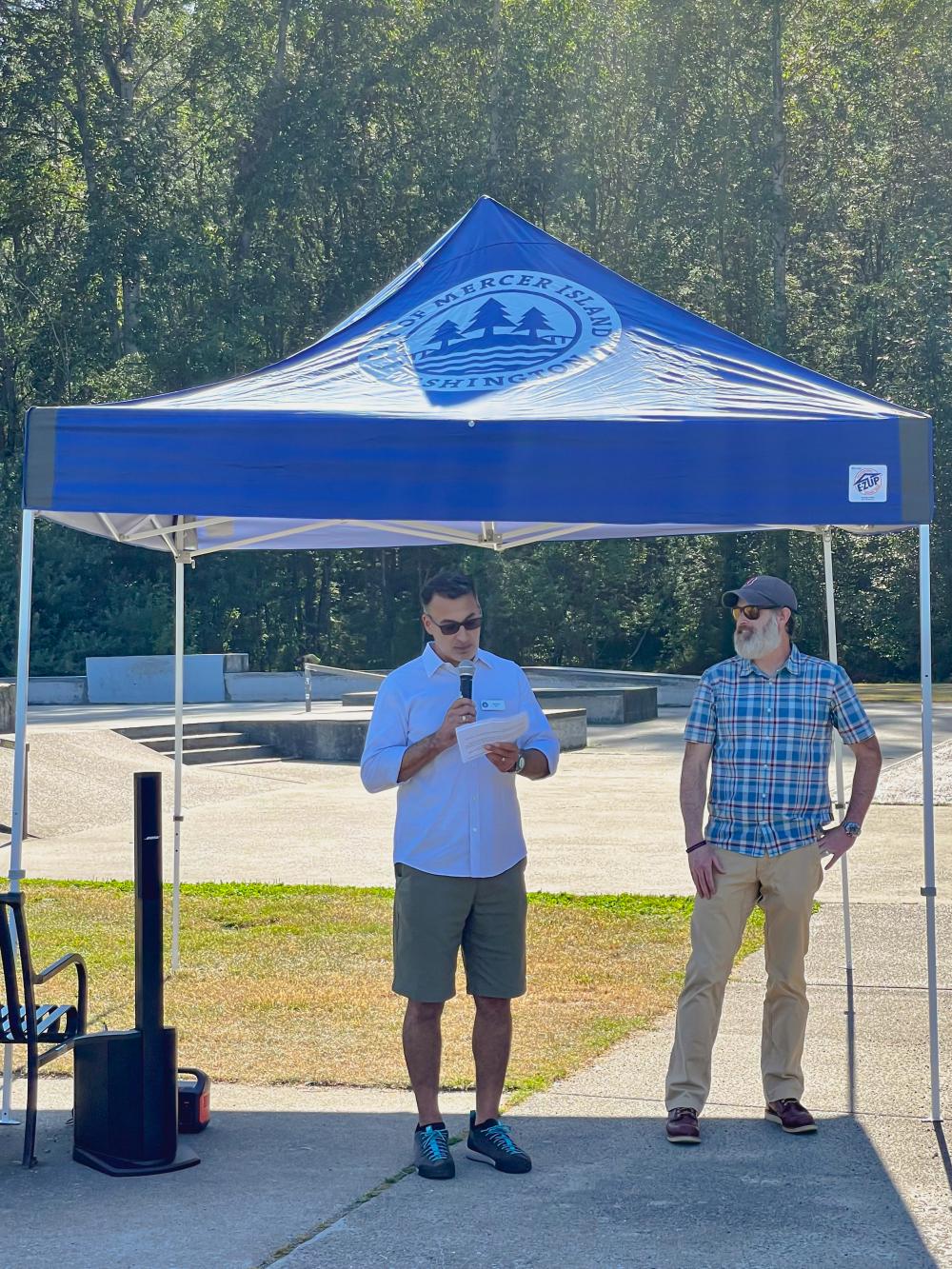 Dedication Event | Kirk Robinson Skate Park | Mercer Island, Washington