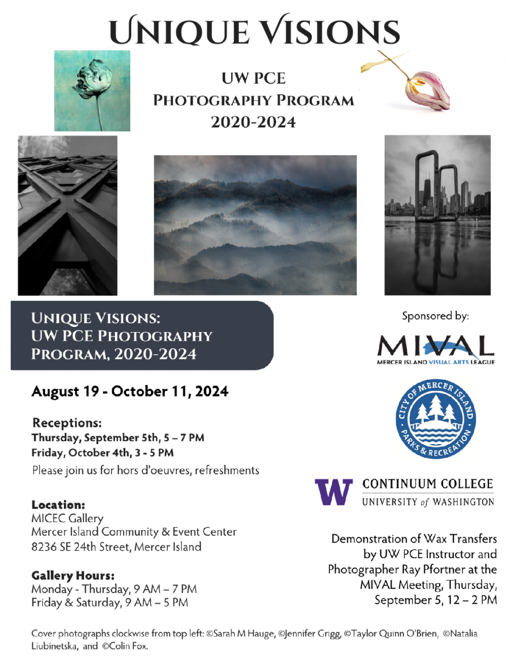 MIVAL Artist Reception | Mercer Island, Washington