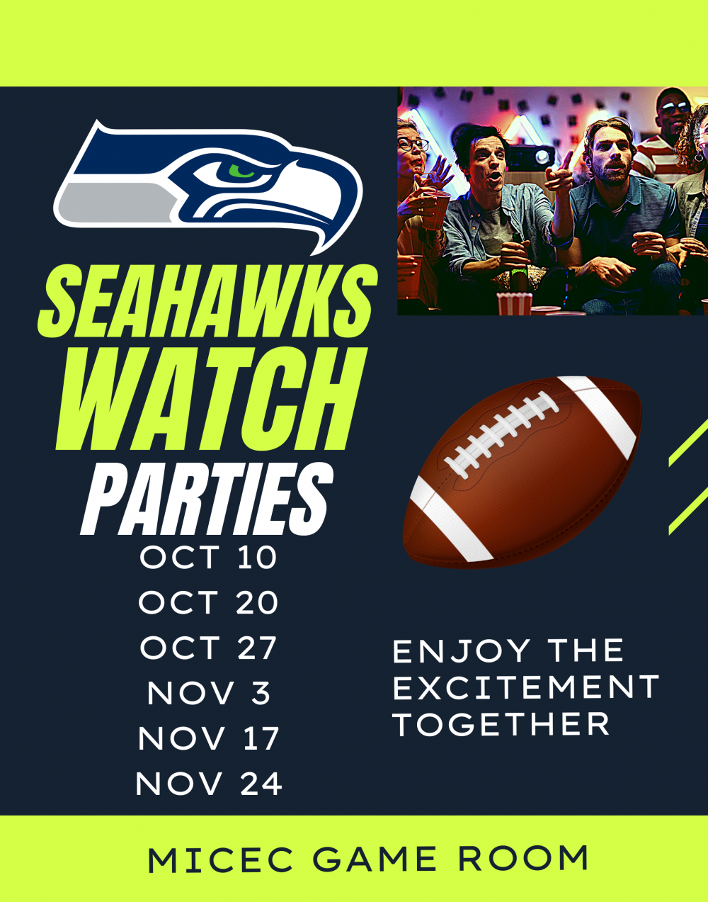 Seahawks Watch Party | Mercer Island, Washington