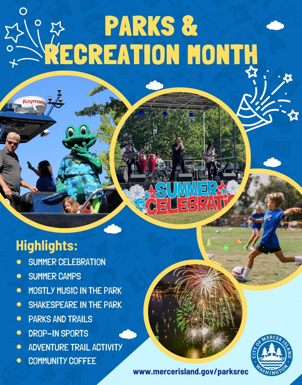 Parks and Recreation Month | Mercer Island, Washington