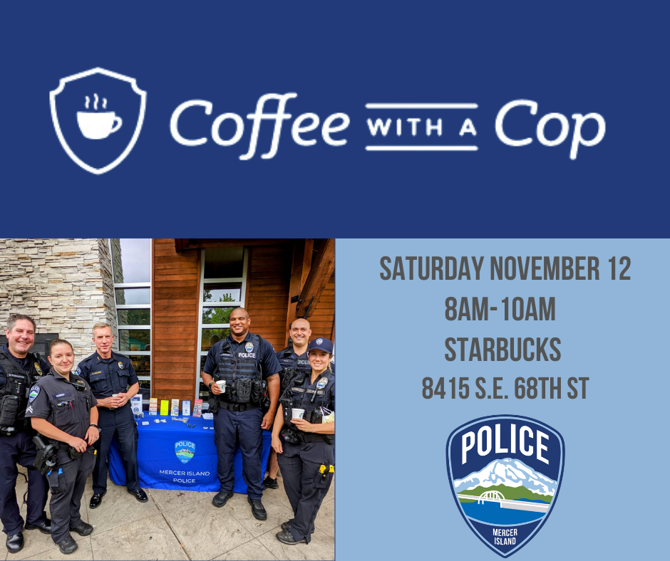 Coffee with a Cop | Mercer Island, Washington